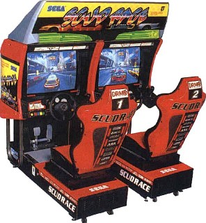 The Videogames Museum: SCUD RACE / SEGA SUPER GT (ARCADE)
