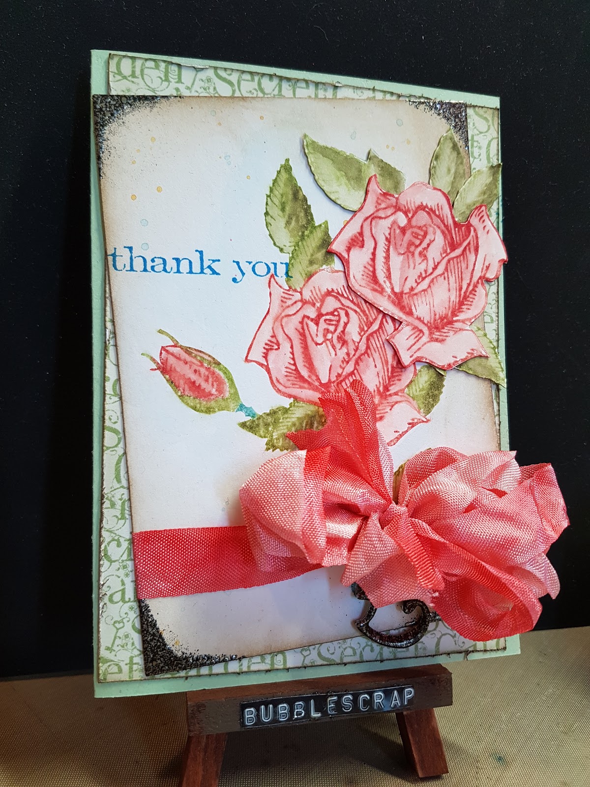 Craft projects by Bubblescrap: Emerald creek embossing powders