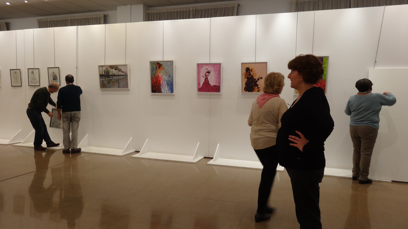 Estudio 9: EXPOSICIÓN DE PINTURAS Y DIBUJOS CASA DE CULTURA DE BARAÑAIN