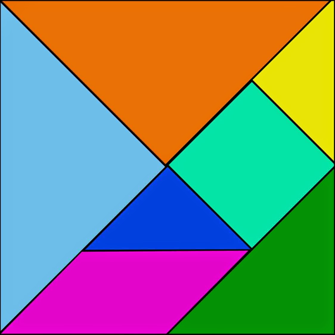 Molde Tangram: Cómo hacerlo desde casa de manera rápida.