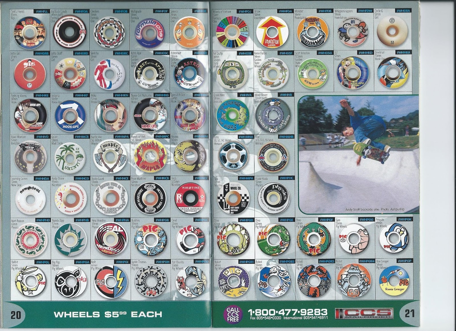 90's Skateboard Nostalgia: CCS Summer 1997 Catalog