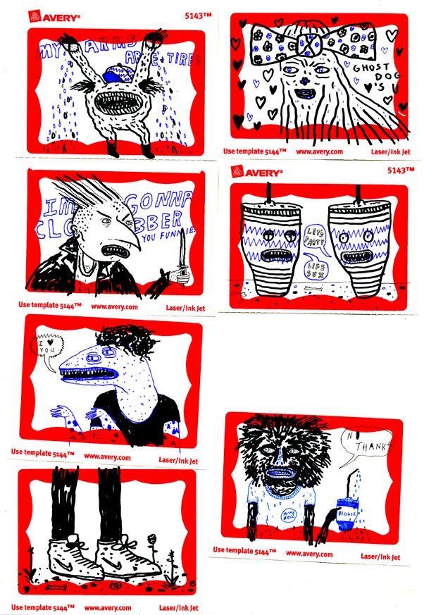 MOLDY MAGIC⁂⁂: Hand Drawn Stickers!