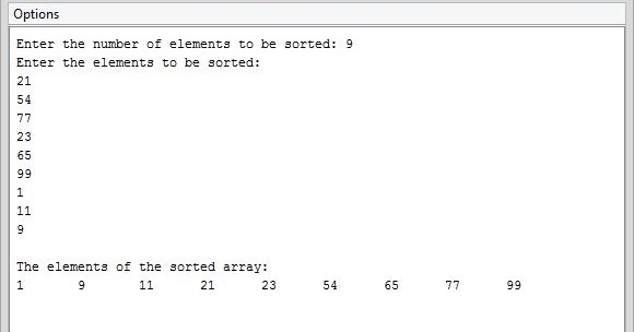 BlueJ Programming!: WAP to perform Insertion Sort for an integer array ...