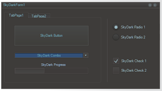 SkyDark Theme [Visual Basic Theme] - Visual Basic Themes