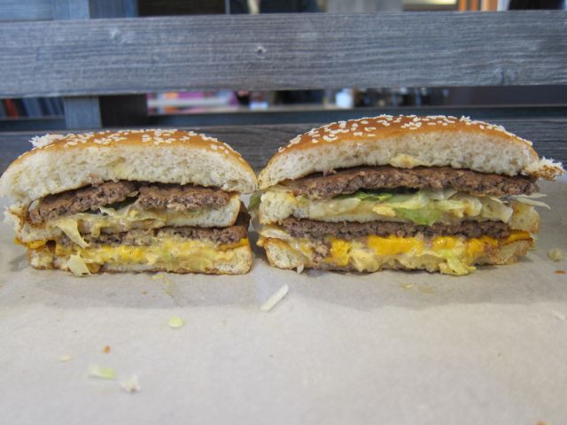 McDonald's Mac Jr., Big Mac, and Grand Mac Comparison | Brand Eating