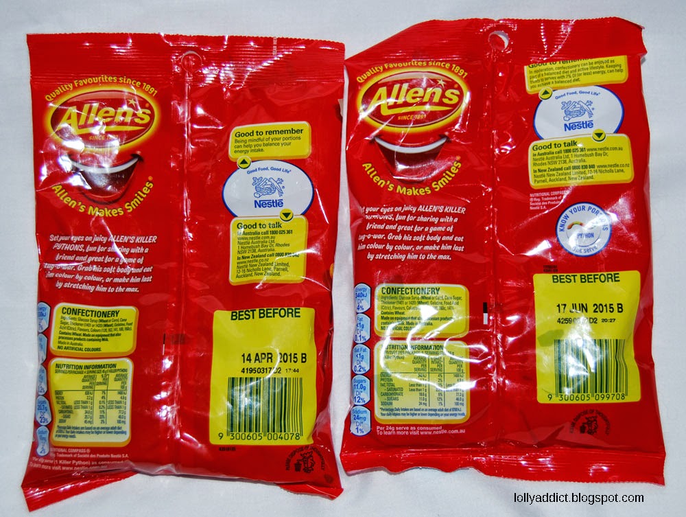 Lolly Addict - Australian Confectionery Reviews: Gossip: Allen's Killer ...