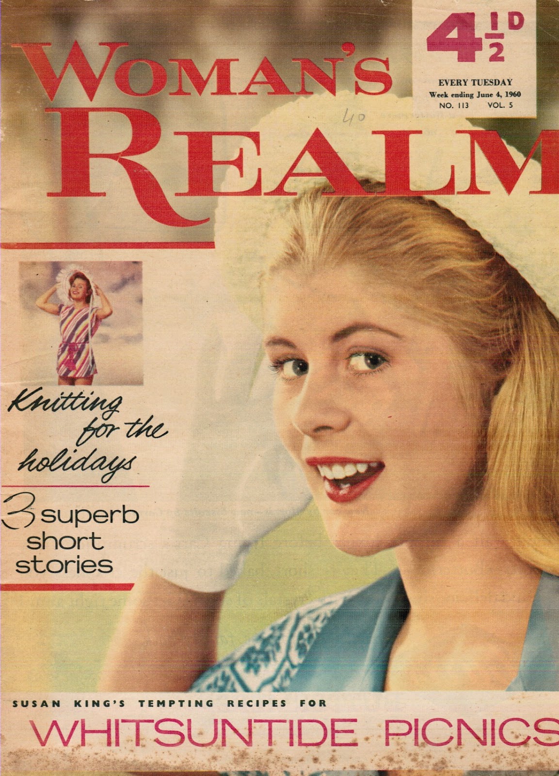 Pictures from an Old Book: "Woman's Realm", No.113, Vol.5, June 4, 1960 ...