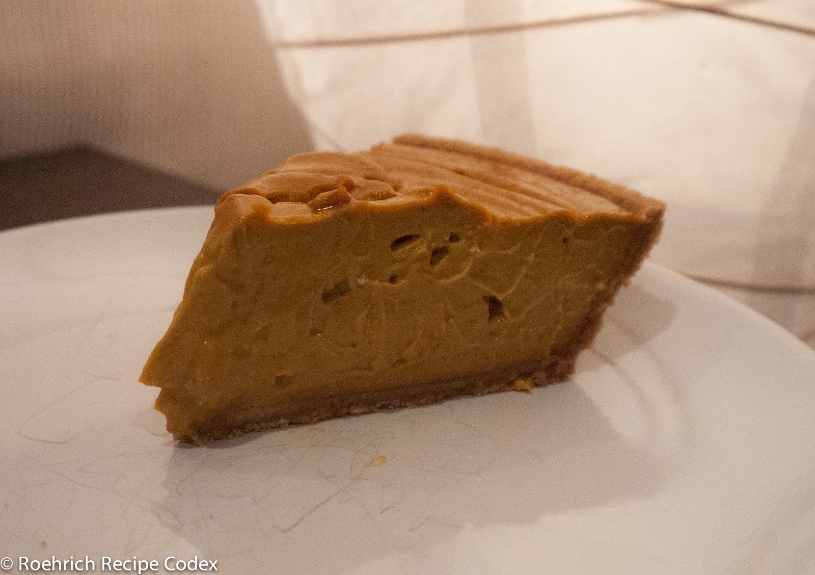 Recipe Codex: Pumpkin Pie