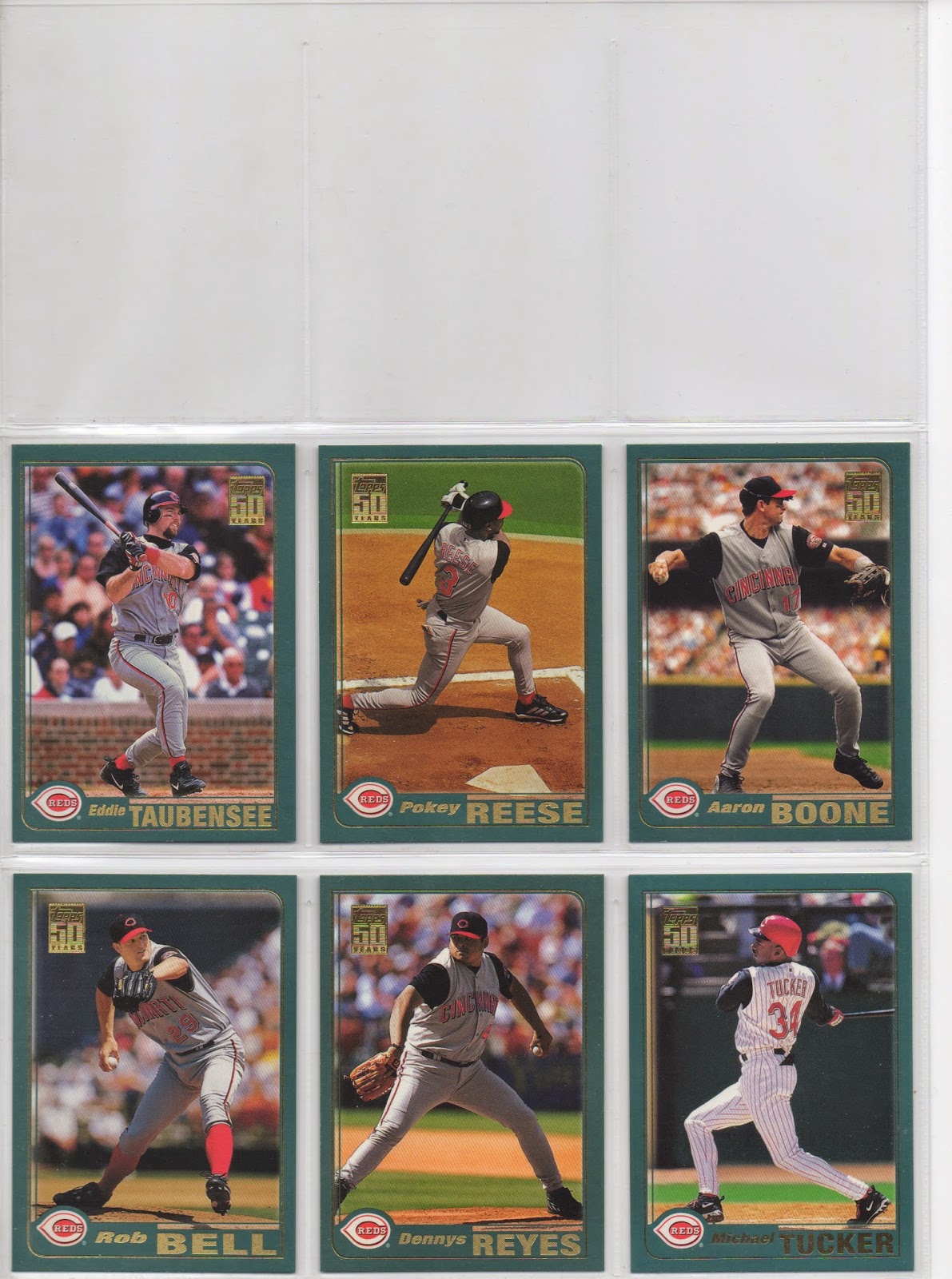 Cincinnati Reds Baseball Card Collector: 2001 Topps Cincinnati Reds ...