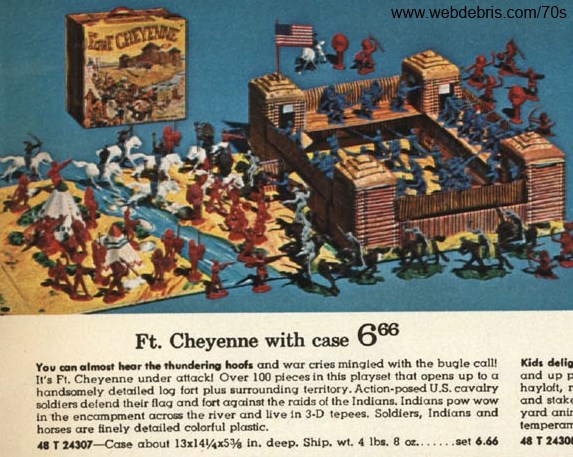 Calvin's Canadian Cave of Coolness: ,More Great Playsets From Marx Toys