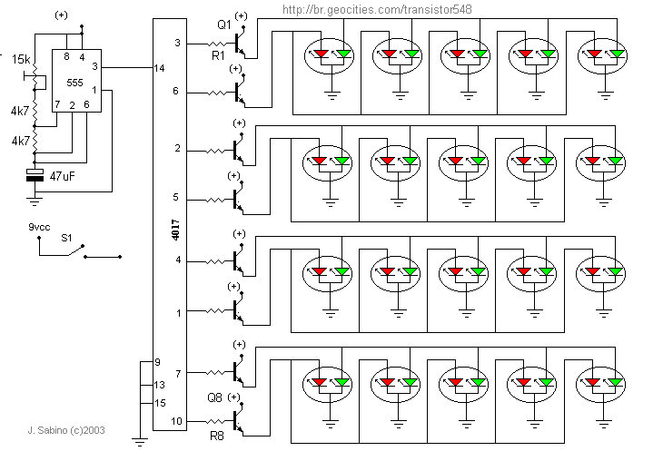 Transistor548 - O blog da eletronica Prática : Pisca Leds