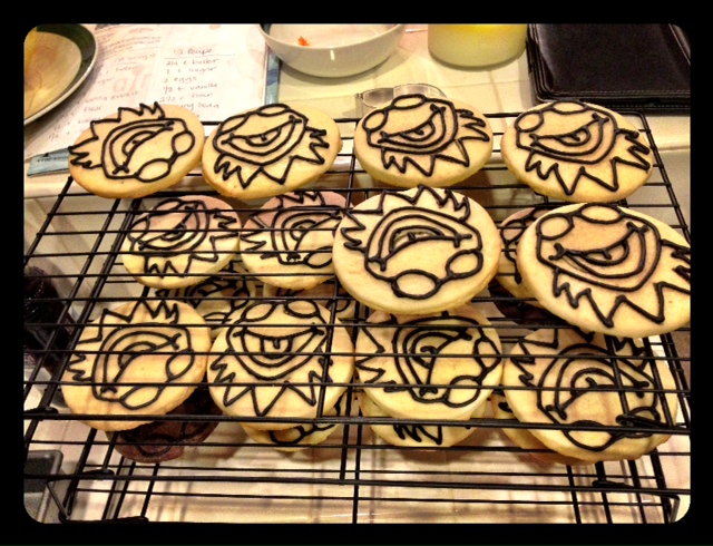 i.like.to.nom.nom.nom: Kermit the Frog Cookies
