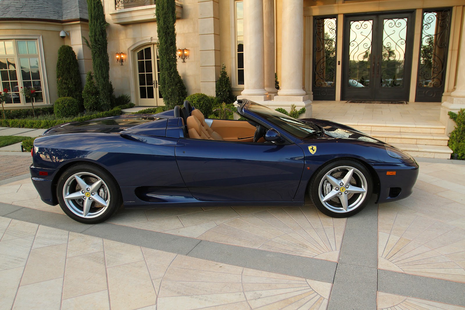 Ferrari 360 f1 spider tour de France blue