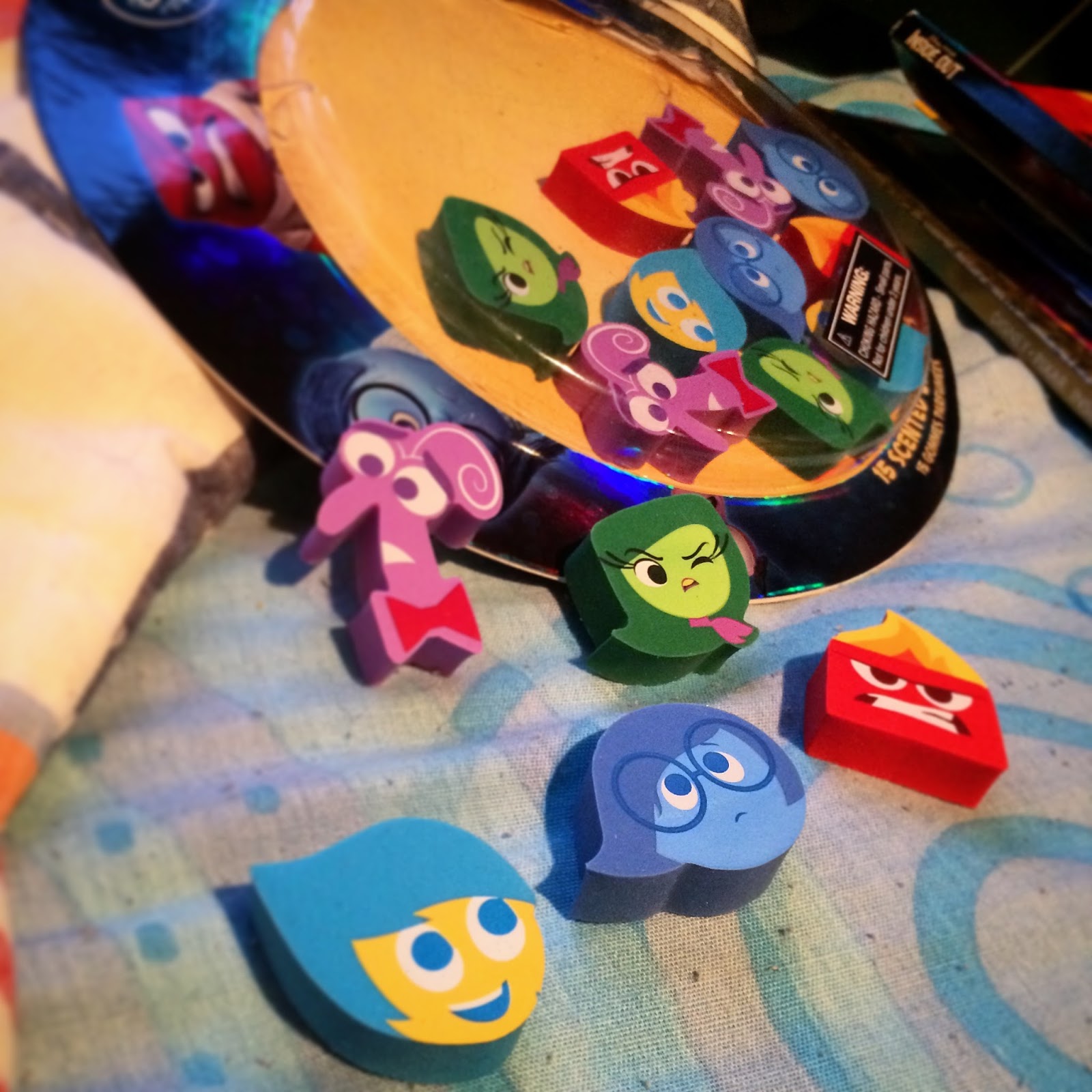 Dan the Pixar Fan: Inside Out: Scented Eraser Set