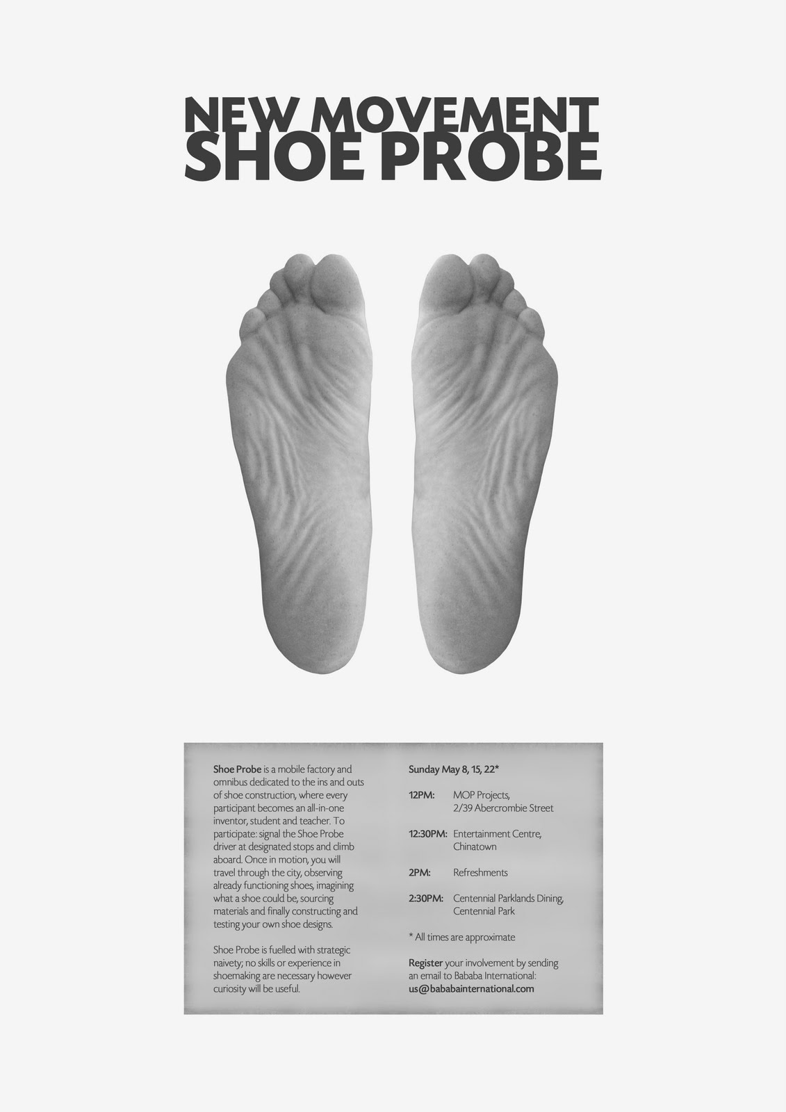 BABABA INTERNATIONAL BLOG: Shoe Probe #1 Launched