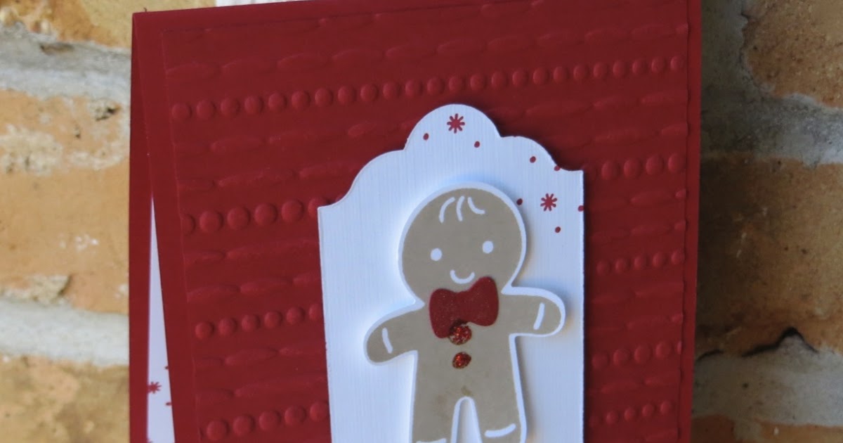 Stamping with Nanna: Gingerbread Man Card