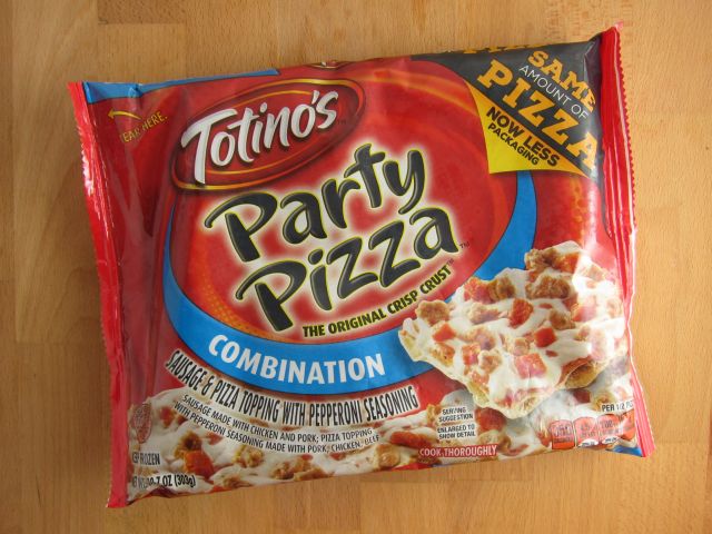 Frozen Friday: Totino's - Combination Rectangle Party Pizza | Brand Eating