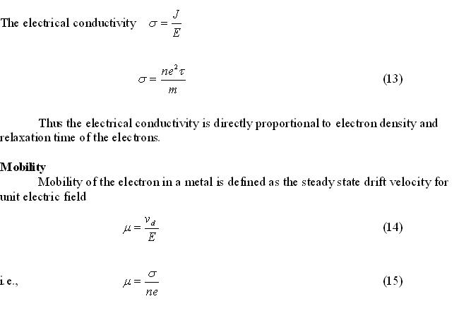 ELECTRICAL AND ELECTRONICS ENGINEERING..!!: Electrical Conductivity ( )