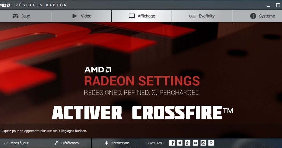 [Tutoriel] R9 Activer sont crossfire sous amd radeon settings (Disabled ...