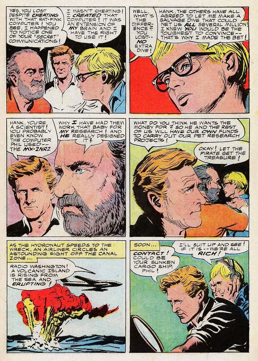 BEACH BUM COMICS : DOWN TO A NEW HEIGHT IN ADVENTURE -- DELL COMICS ...