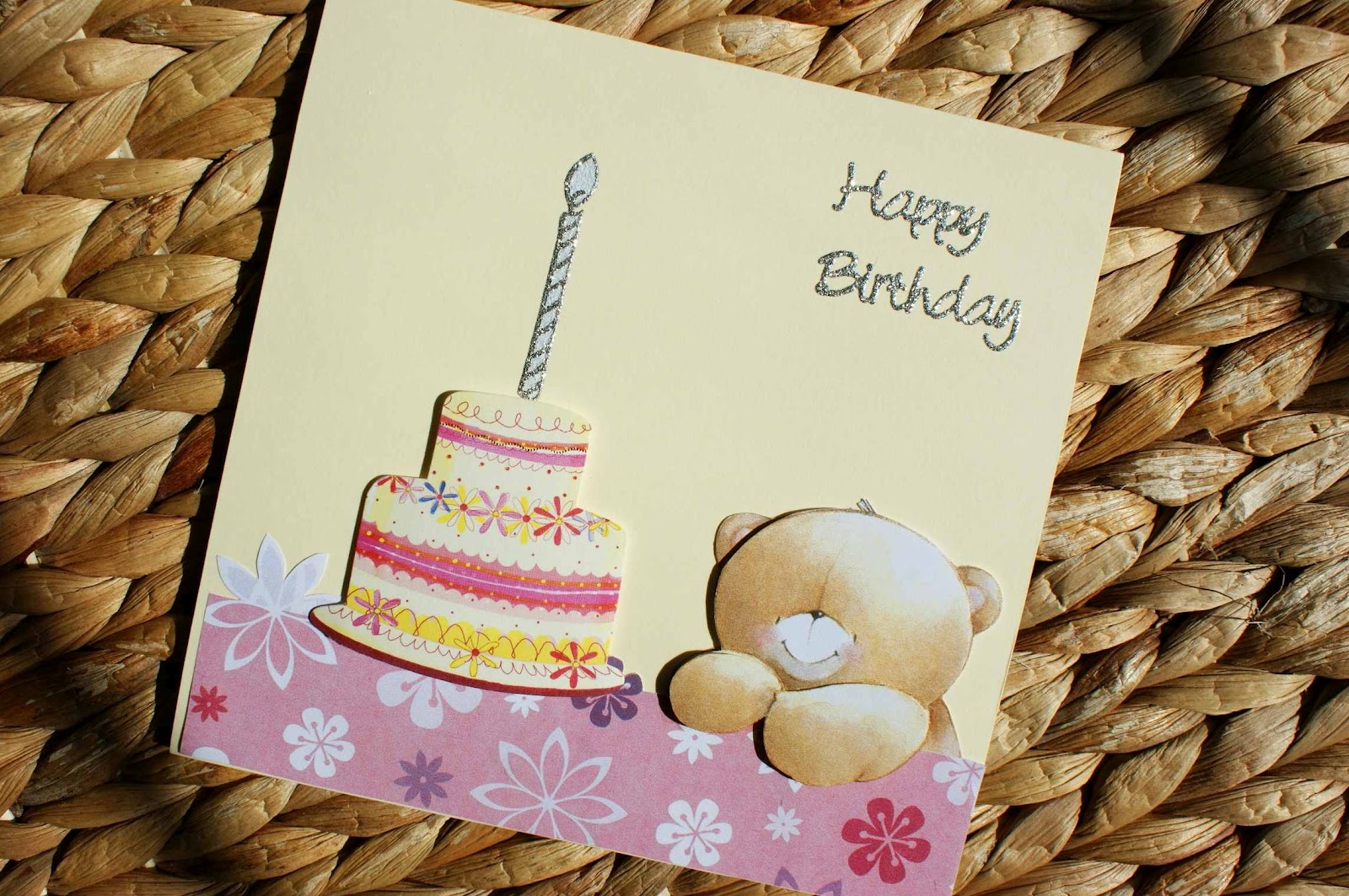 Craft Magic: Cute Handmade 3D Decoupage Cards - 16 - Peekaboo Bear