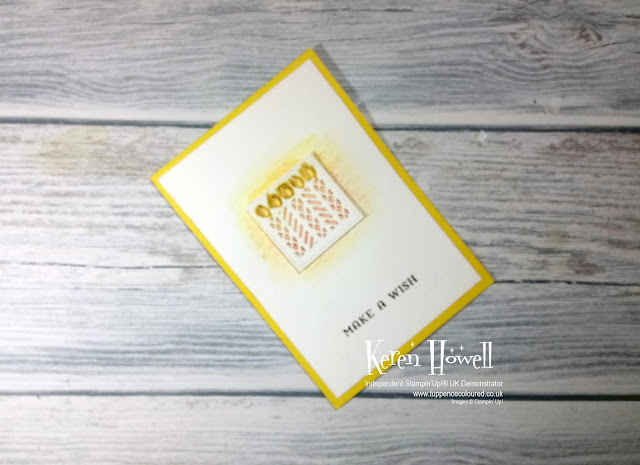 Tuppence Coloured: Make a Wish card- quick and easy!