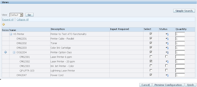Vipul's Oracle Apps Blog: ATO Model Item