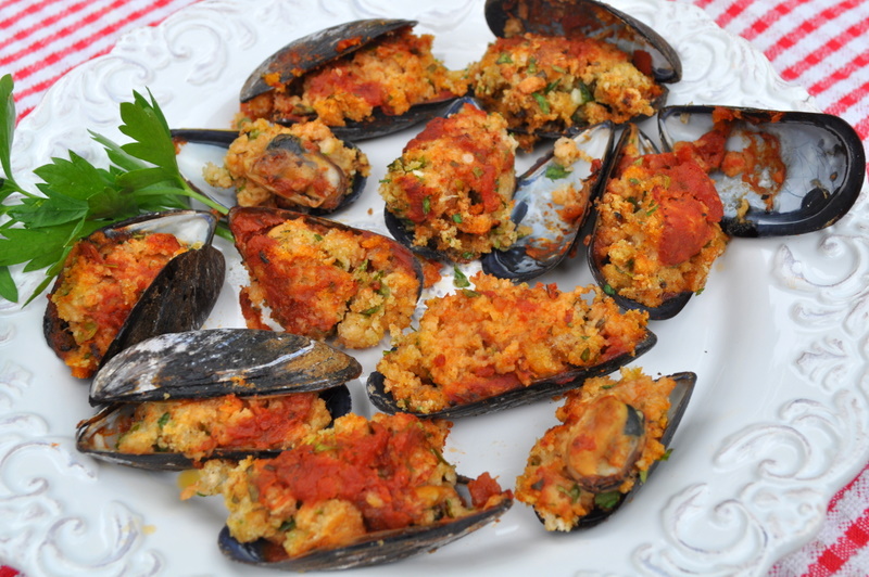 Stuffed Mussels and Gratineed Scallops - Ciao Chow Linda