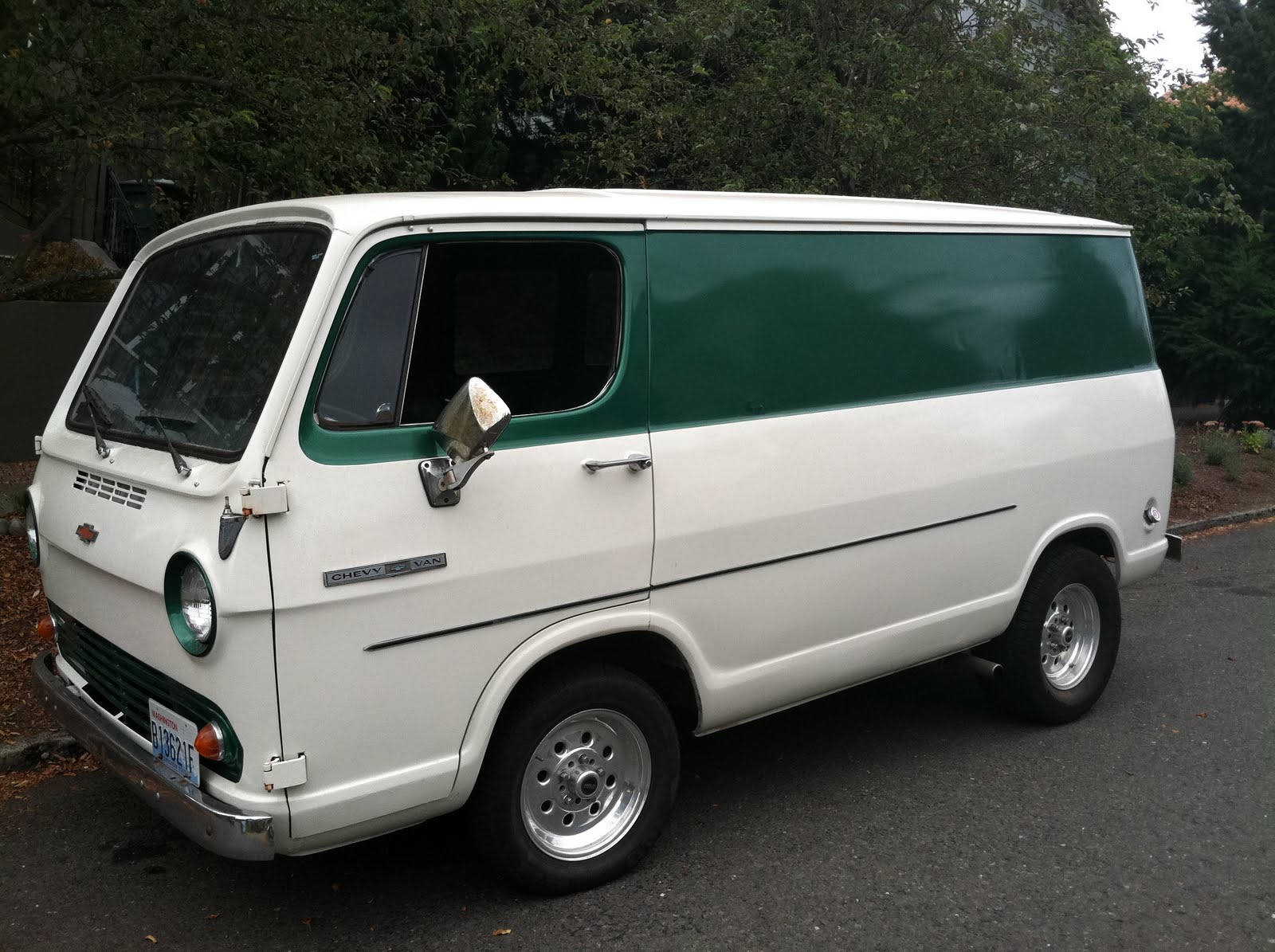 blown brown vanagon: Chevy shorty panel van