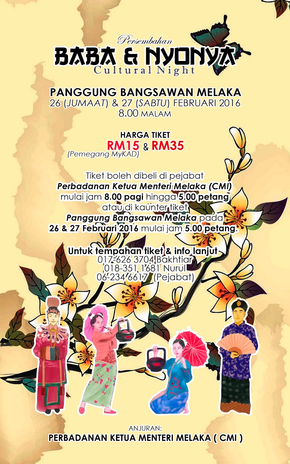 TOURISM MELAKA: BABA & NYONYA CULTURAL NIGHT