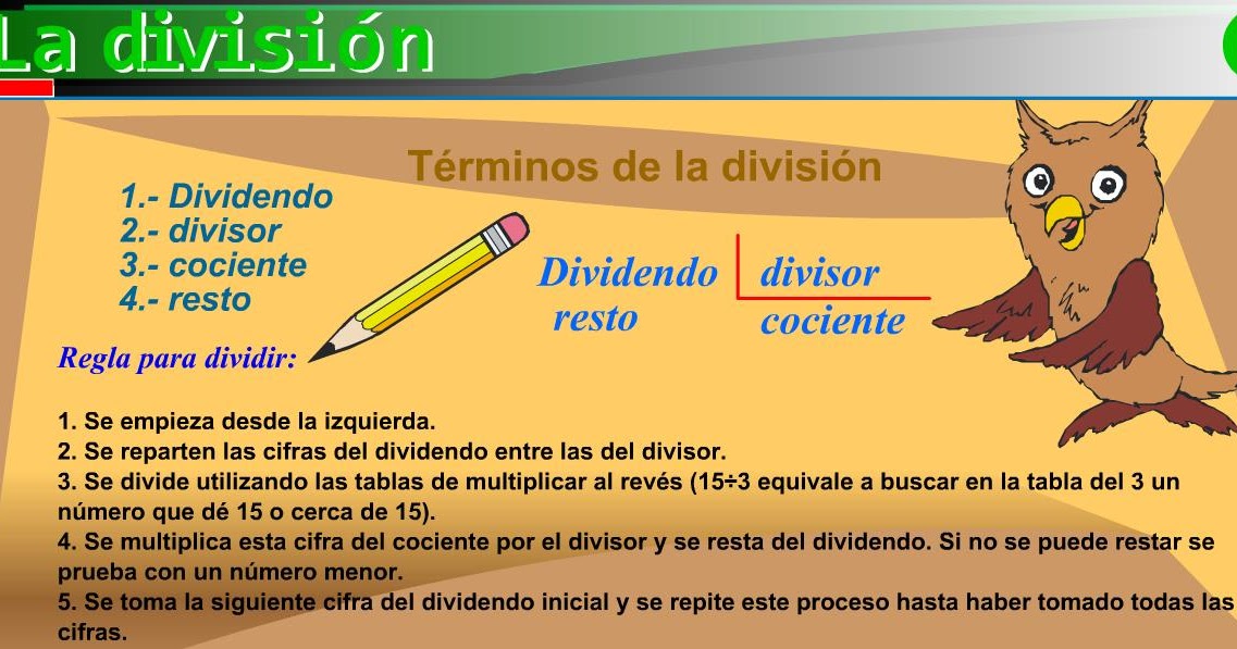 Mi Primer Ciclo de Primaria: LA DIVISIÓN.APRENDE A DIVIDIR TÚ SOLO