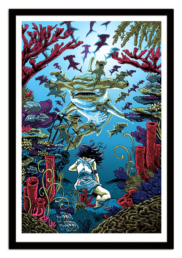 Inside The Rock Poster Frame Blog Tim Doyle X Pangeaseed The Fleet Deploys March Print Release