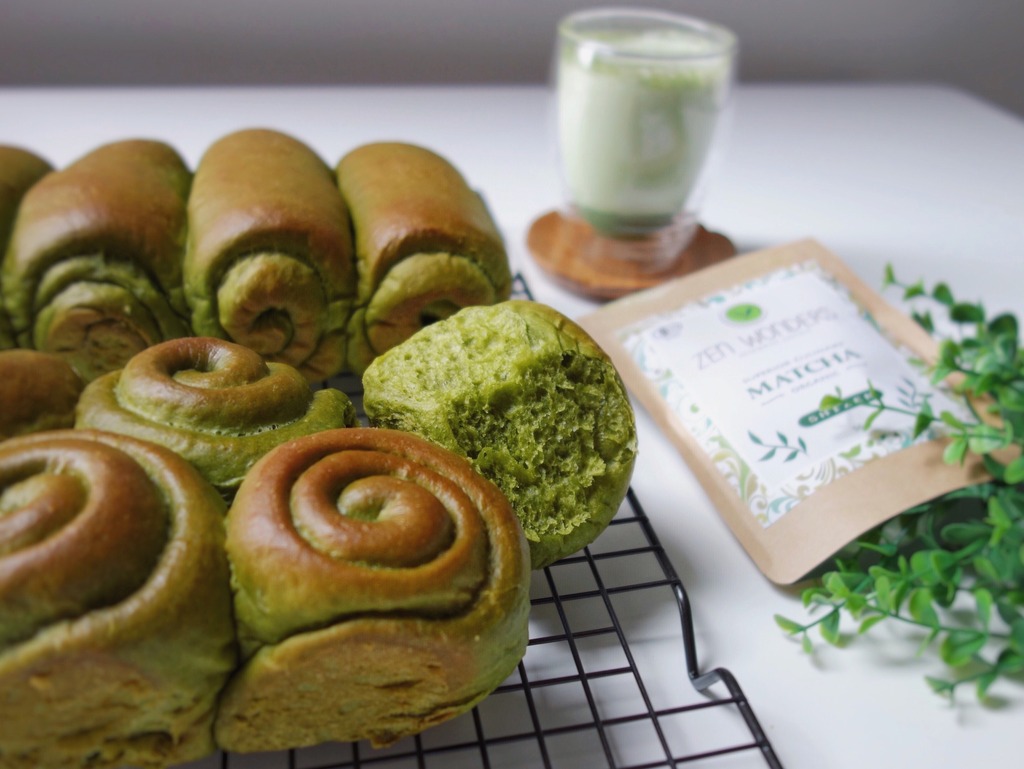 The Bake-a-nista: Matcha Hokkaido Milk Bread