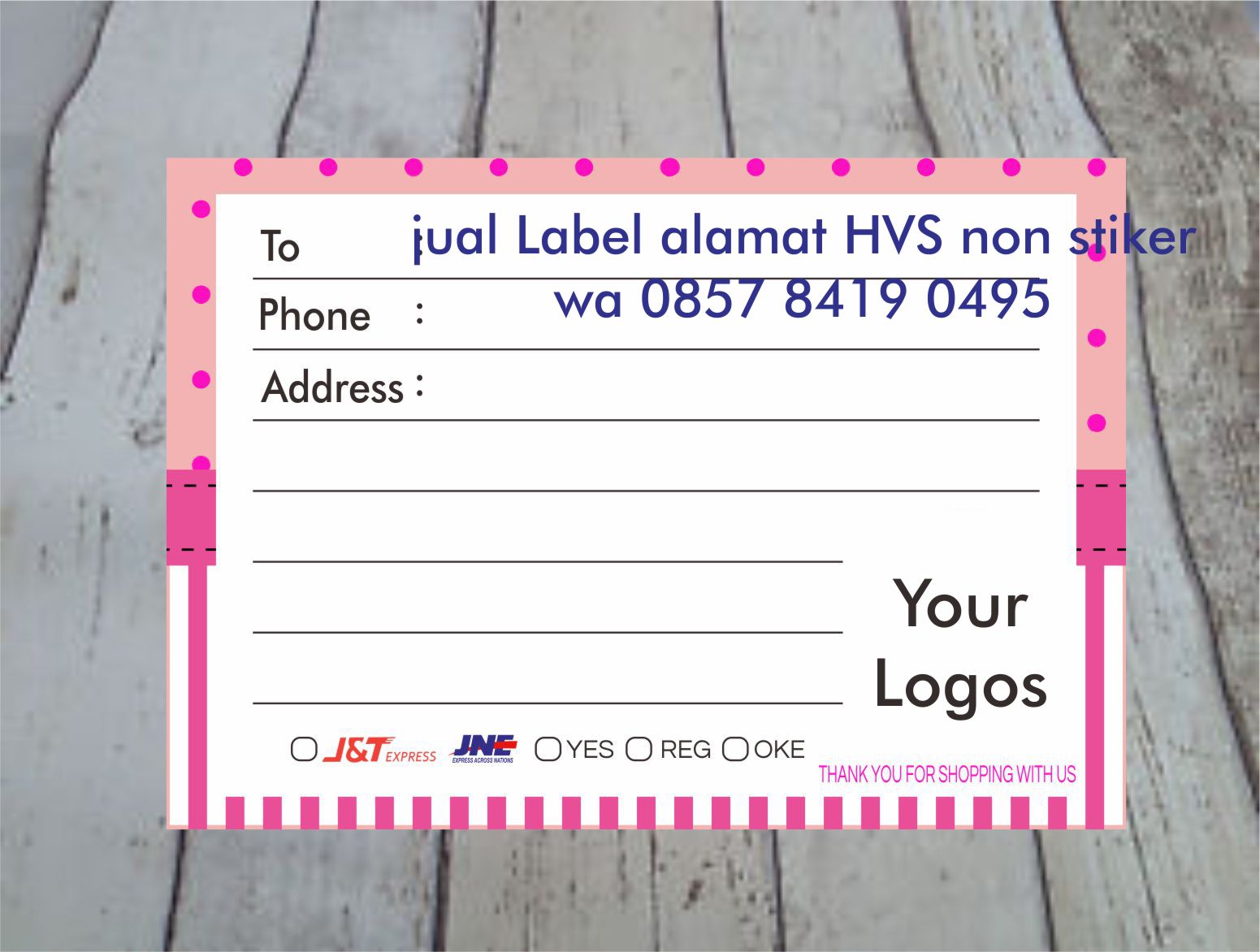 Stiker Alamat Murah