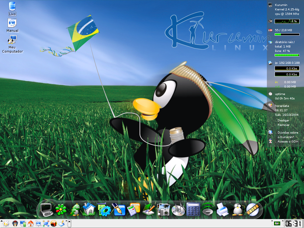 Byteria: Kurumin Linux (2003-2008)