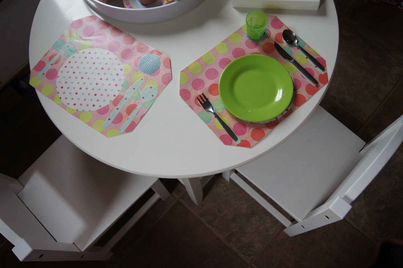 Setting The Table With Kids, DIY Table Setting Practice Place Mats ...