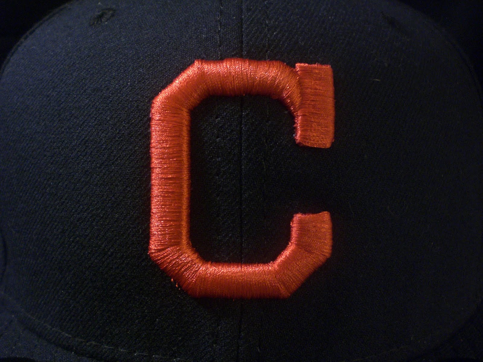Embroidery & Fitteds: Cleveland Indians Road/Alternate