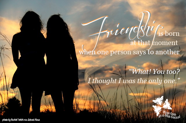 Three Bees in a Blue Bonnet