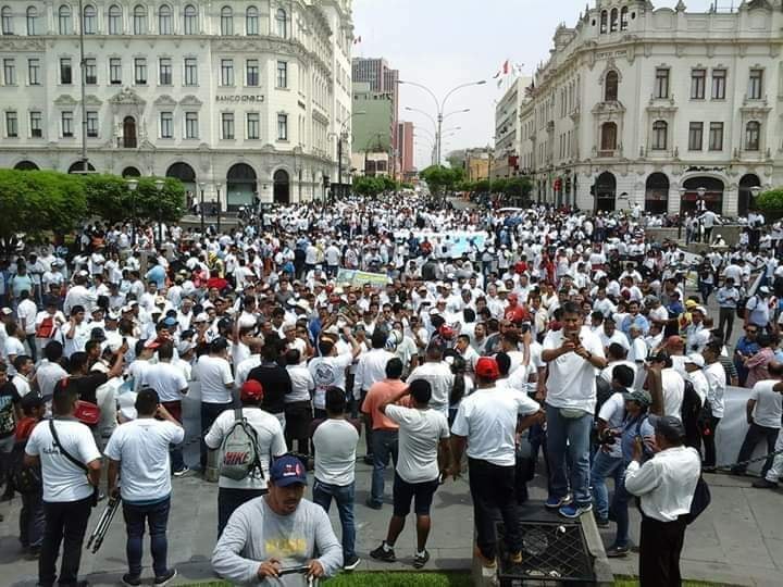 Perú Taurino: MULTITUDINARIA MARCHA PACÍFICA DE GALLEROS Y TAURINOS EN LIMA
