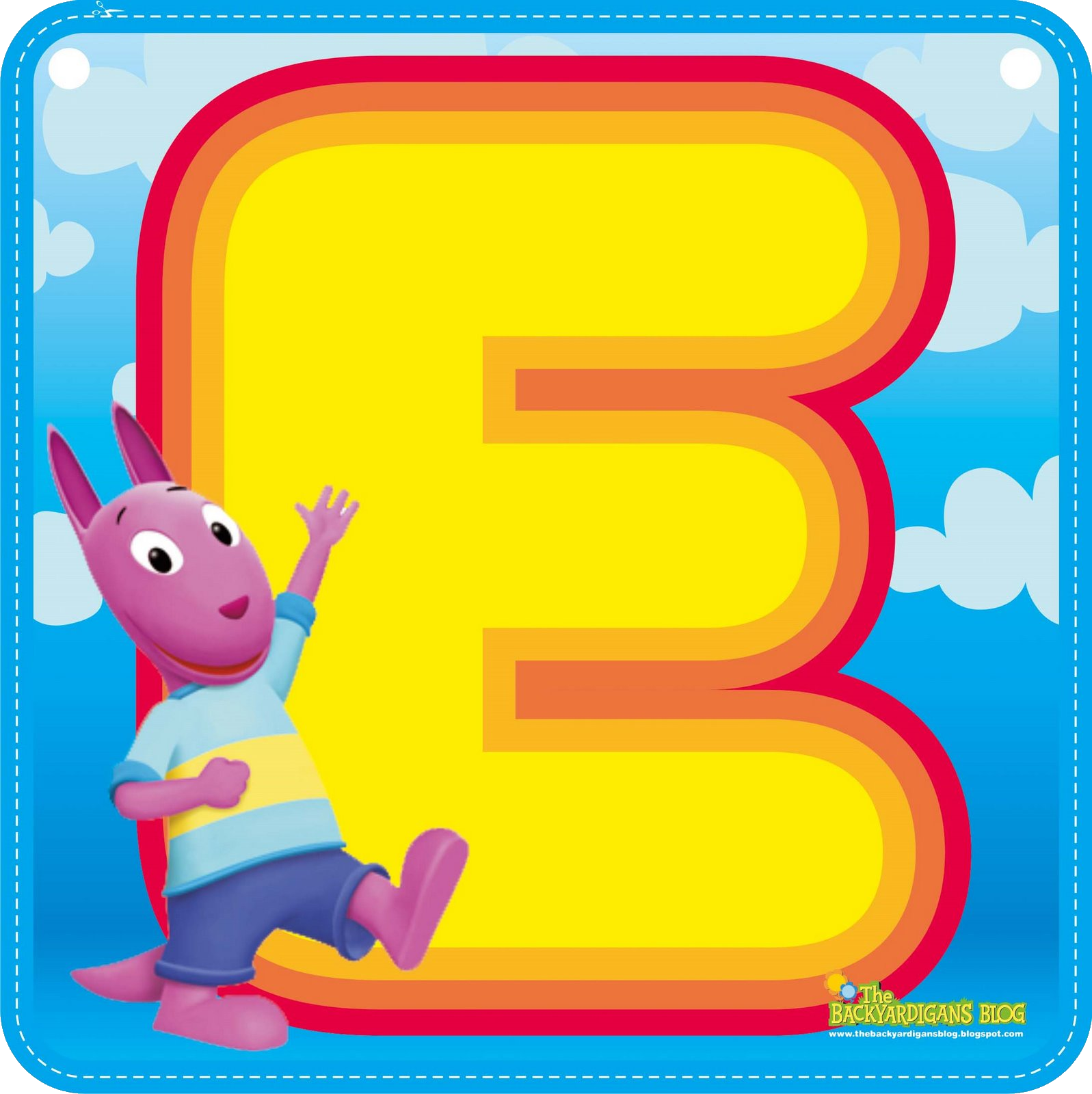 ALFABETIZAÇÃO CEFAPRO - PONTES E LACERDA/MT : Alfabeto dos Backyardigans