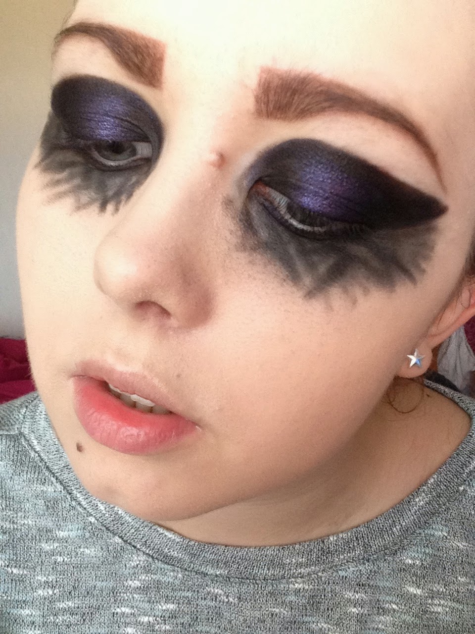 Fallen Angel Eye Makeup