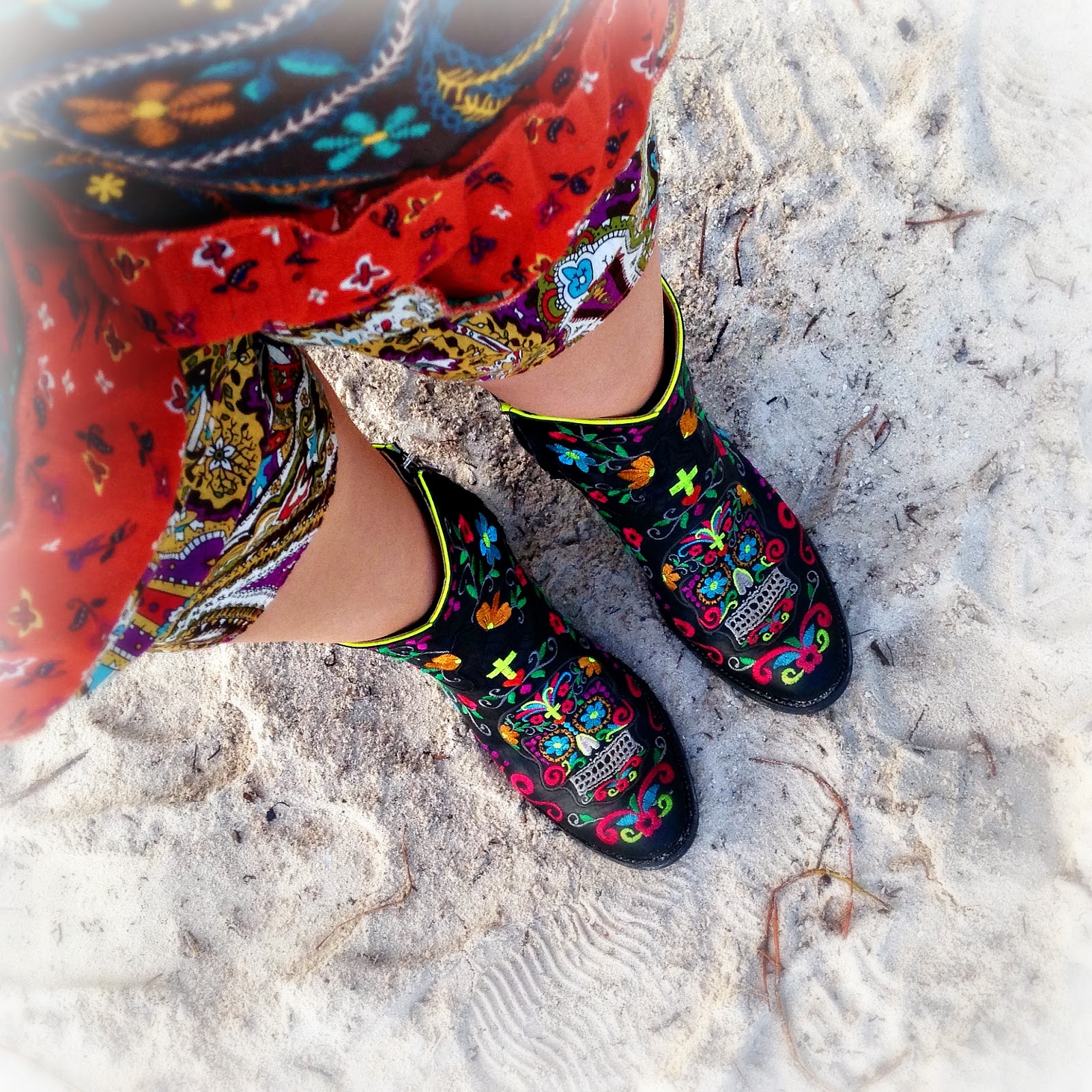 Red's Shoe Diaries: Booties & the Beach