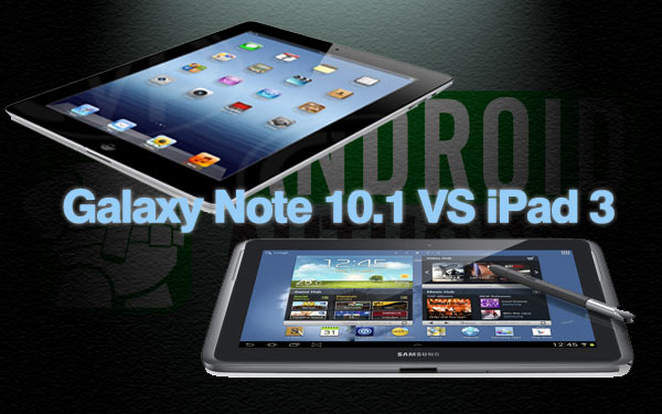Comparesion Samsung Galaxy Note 10.1 vs Apple iPad 3 ~ Smartphones