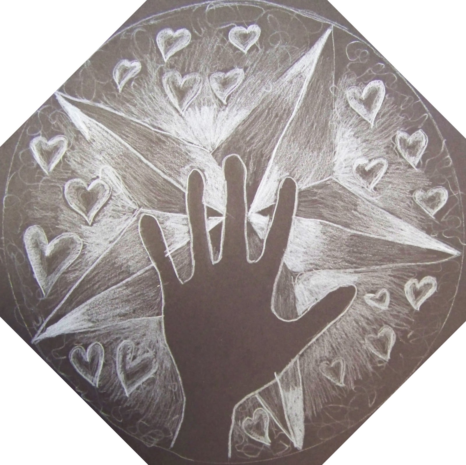 The Lost Sock : Art Elements using Hands