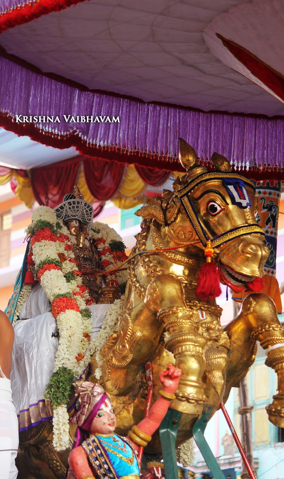 Krishna Vaibhavam: 06 Kuthirai Vahanam - Vellai Sattupadi Udaiyavar ...