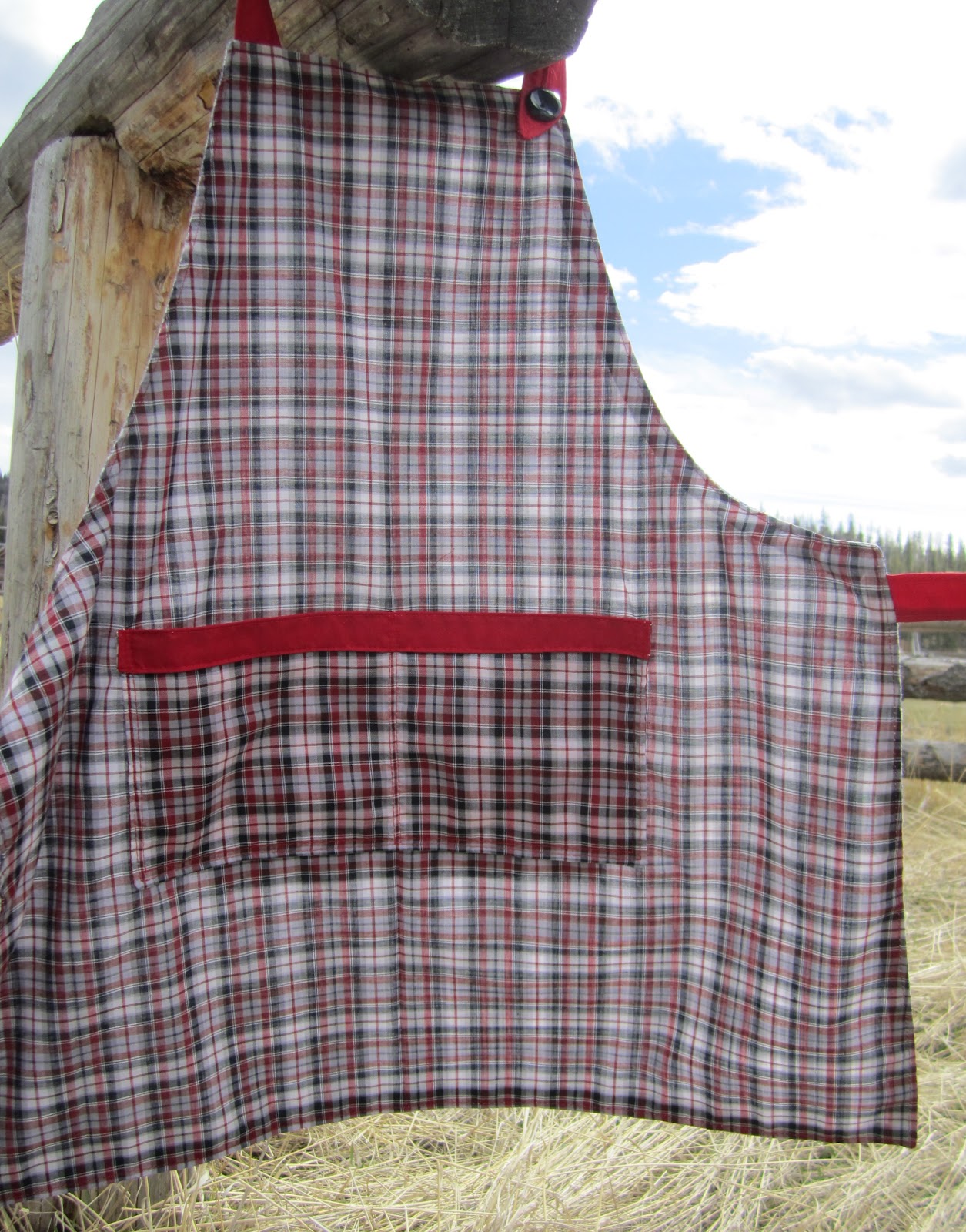 Cariboo Gals: Boy's Fully Reversible Plaid Apron
