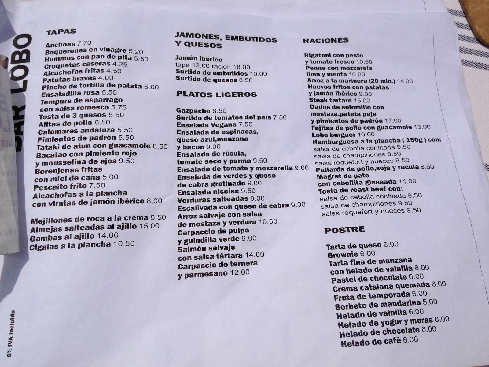 Talleres, Retiros y #Creceviajando Flyingbroom: Restaurante BAR LOBO ...