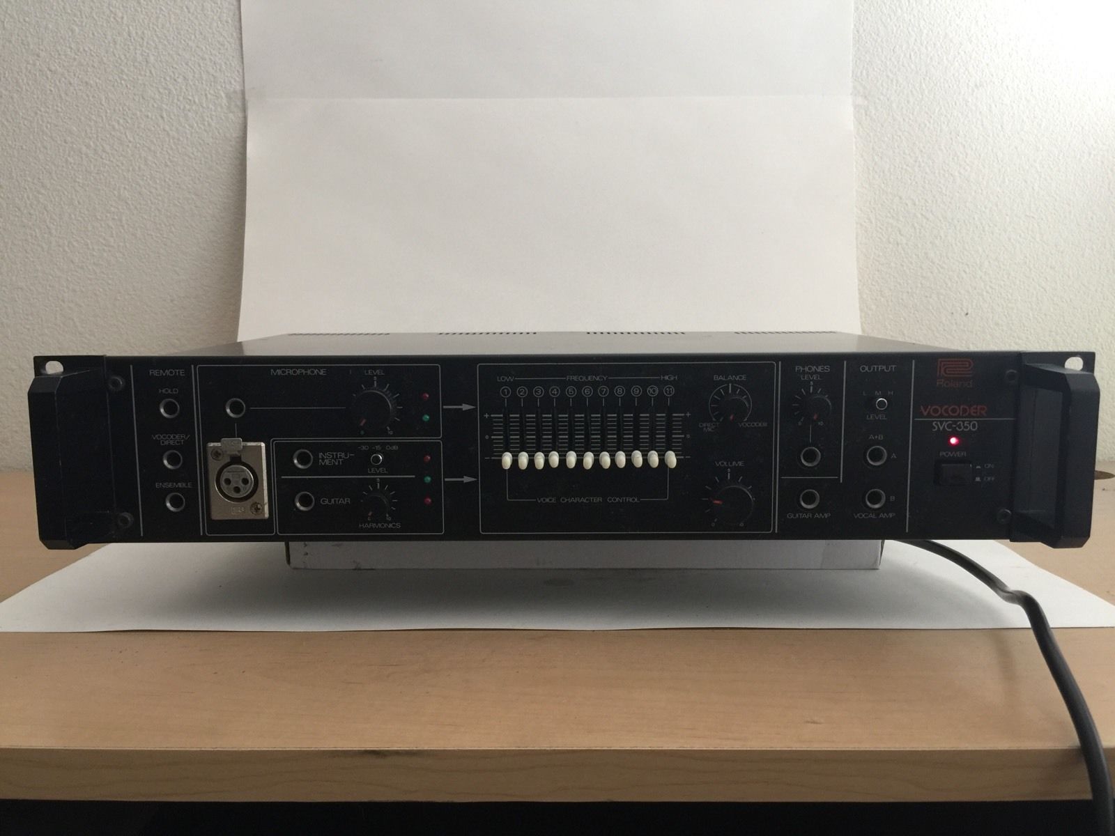 MATRIXSYNTH: Roland SVC-350 Vocoder SN 423650