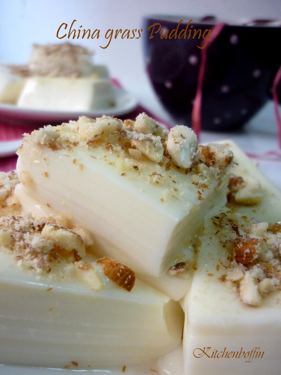 Kitchen Boffin: China grass Pudding