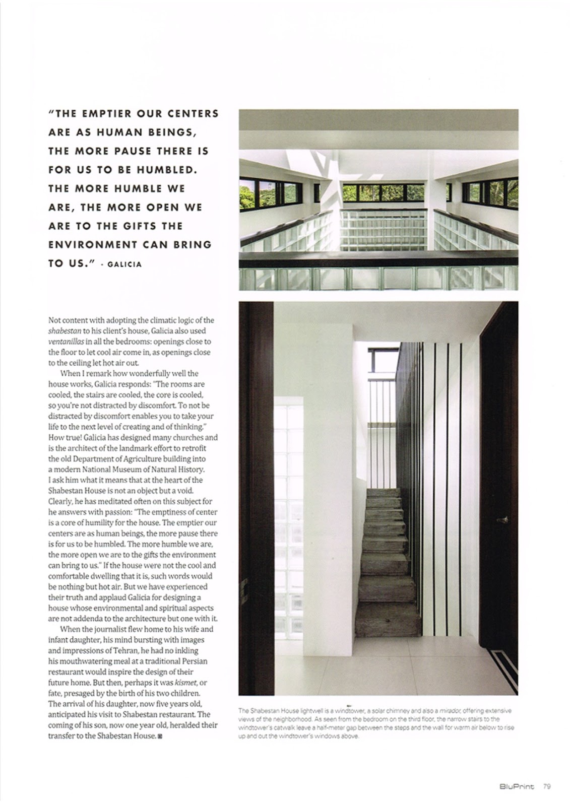 Dominic Galicia: Shabestan House